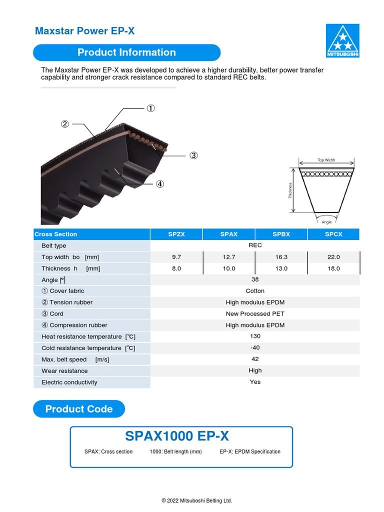 TechnicalDatasheet_Maxstar_Power_EP-X | PDF