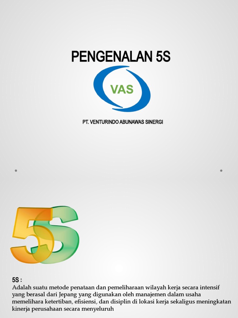 Materi Edukasi 5S | PDF