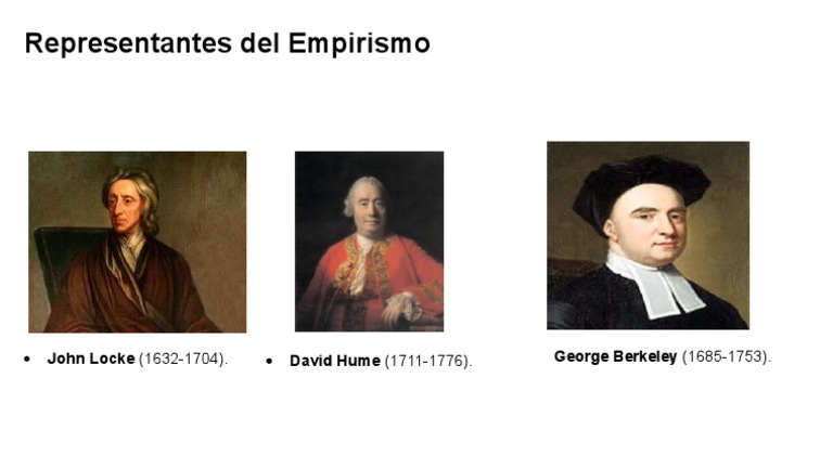 Representantes Empirismo | PDF
