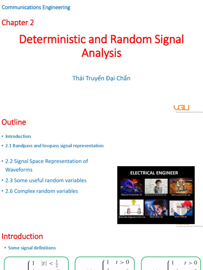 ch2 Deterministic and Random Signal Analysis | PDF | Vector Space | Eigenvalues And Eigenvectors