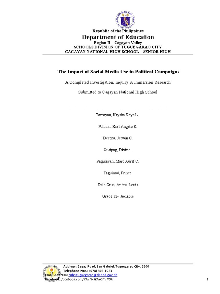 Research Paper SOCIABLE 3 | PDF | Social Media | Popular Culture ...
