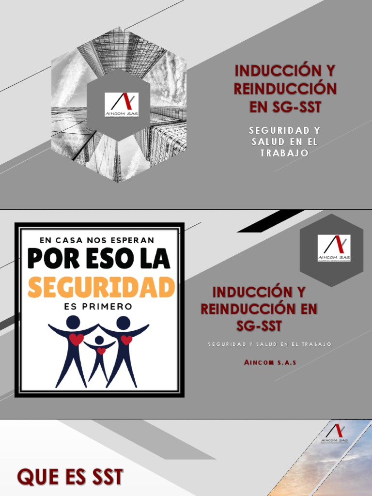 Inducción y Reinducción en SG-SST | PDF | Seguridad y salud ocupacional