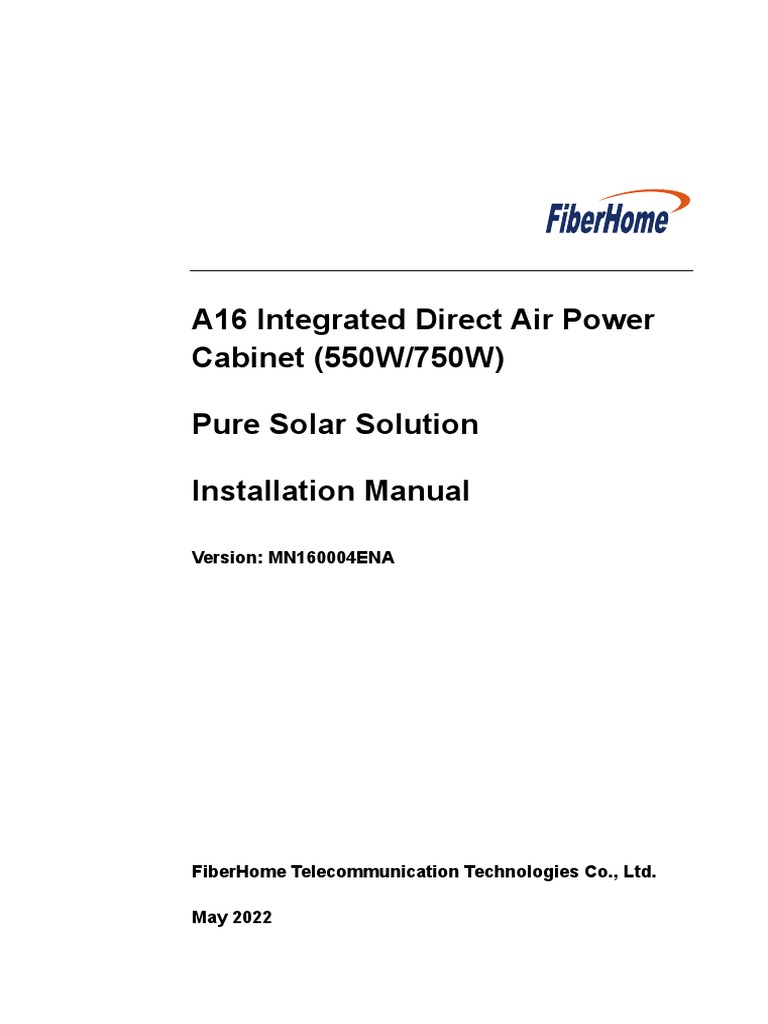 New Power Cabinet Installation Manual | PDF | Electrostatic Discharge ...