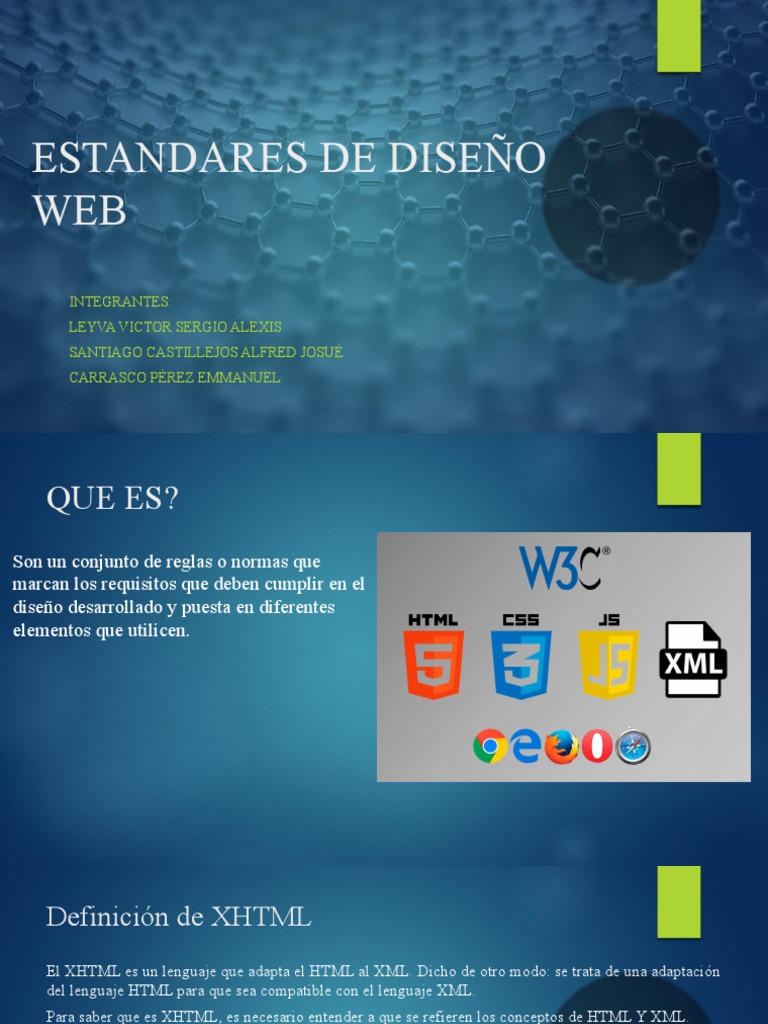 Estandares de Diseño WEB | PDF | Xml | HTML