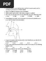 Phonetic Transcription Exercises | PDF | Linguistics | Languages