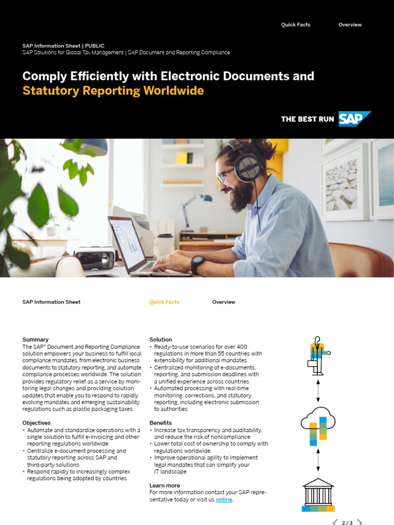 Comply Efficiently With Electronic Documents and Statutory Reporting ...