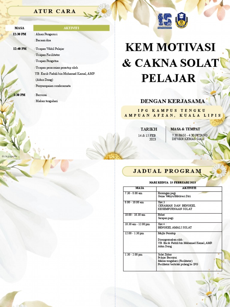 BP Kem Motivasi & Cakna Solat | PDF