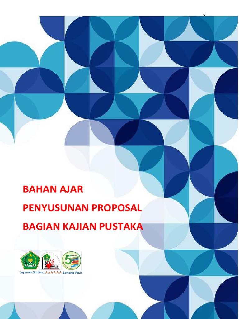 Bahan Ajar Proposal Bagian Kajian Pustaka | PDF