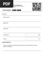 Pdca Template BCMS | PDF
