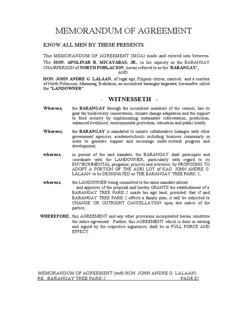 2022 Moa Tree Park | PDF | Environmental Social Science | Natural ...