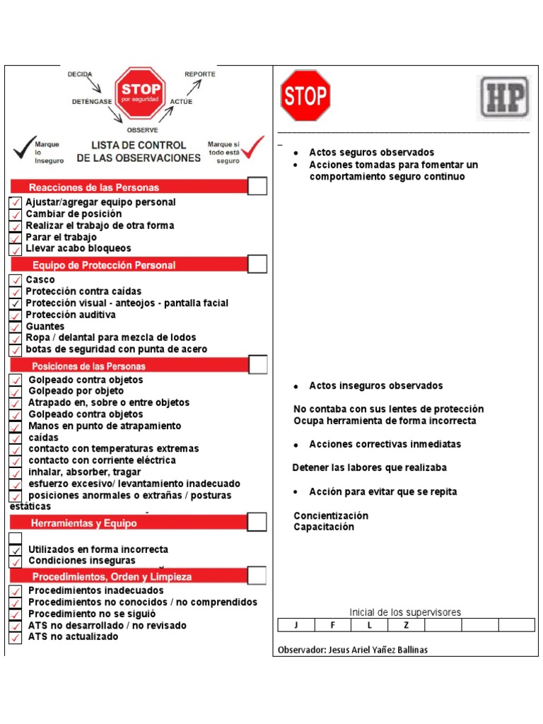 Hoja Stop | PDF | Guante