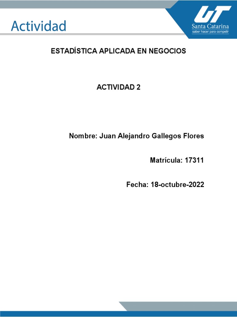 Act2 Ean JGF | PDF | Probabilidad | Teoría de probabilidad