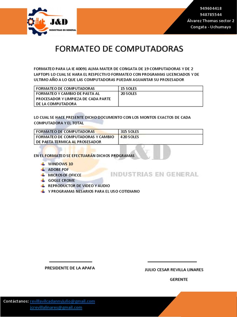 Formateo de Computadoras | PDF Formateo de Computadoras | PDF