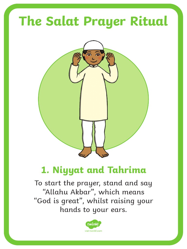 T T 2212 The Salah Ritual Posters - Ver - 4 | PDF