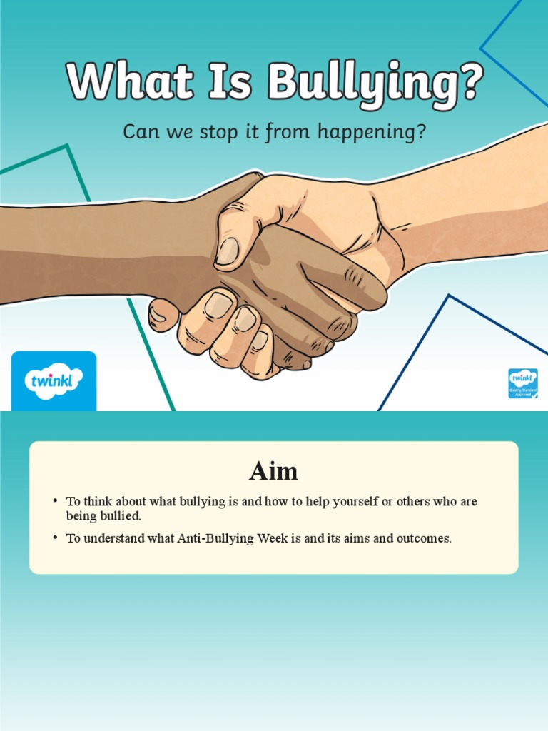 Anti Bullying Week Powerpoint
