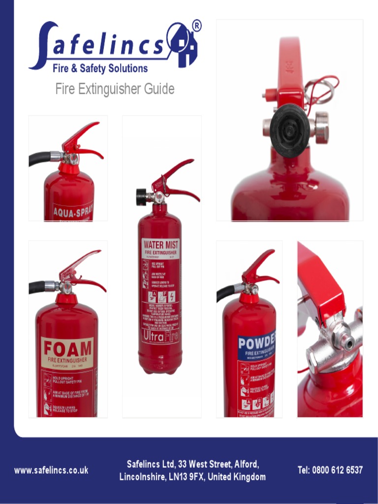 A Comprehensive Guide to Fire Extinguishers: Understanding the Types ...
