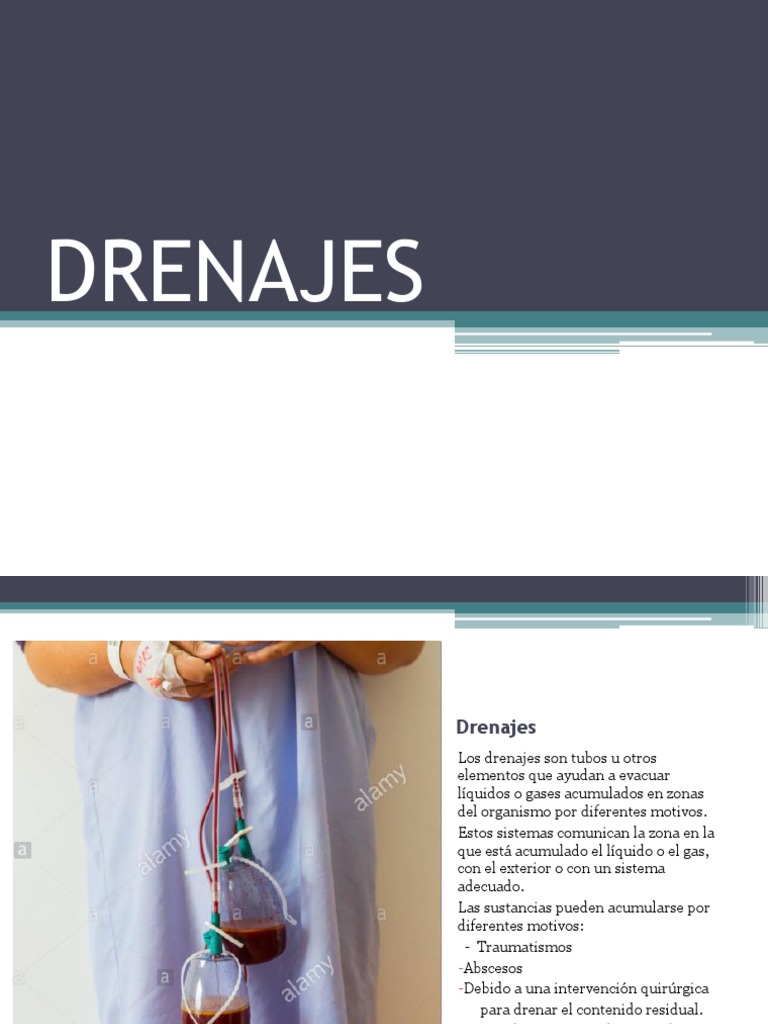Guía de Drenajes Médicos | PDF | Cirugía | Especialidades Medicas