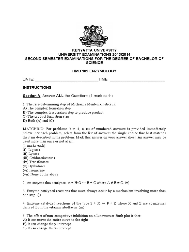 Enzymology Notes Pdf Enzyme Kinetics Enzyme