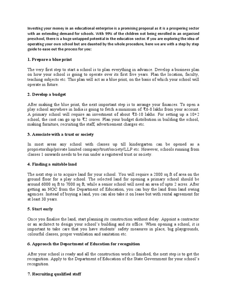 Step by Step Guide | PDF | Schools | Teachers