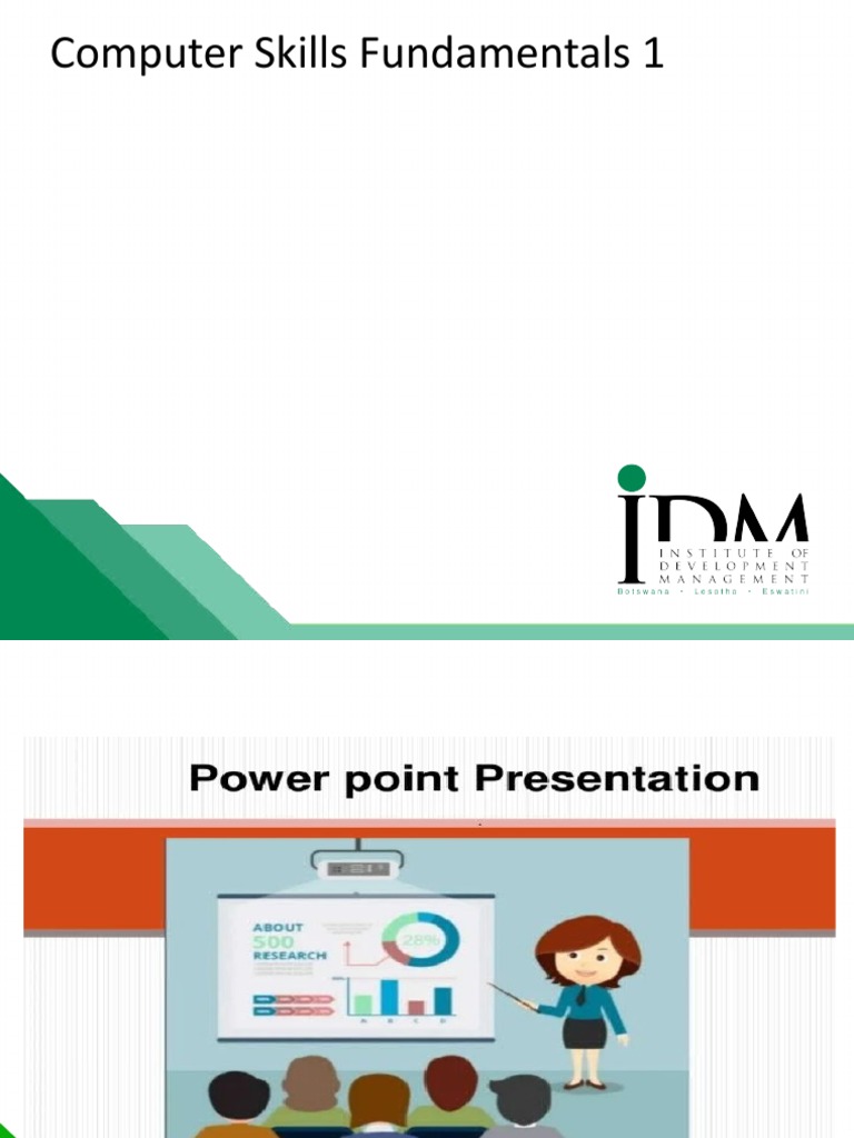 Unit 4 - Intro To MS Microsoft PowerPoint | PDF | Career & Growth