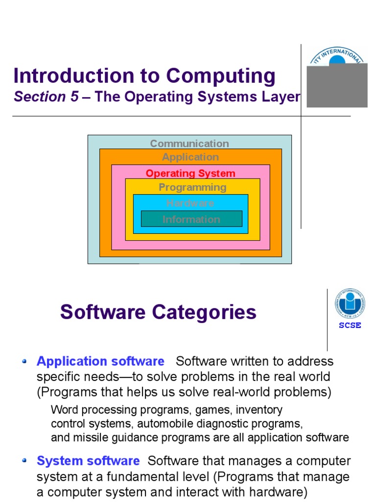 Session 5 - The Operating Systems Layer | PDF | Process (Computing ...