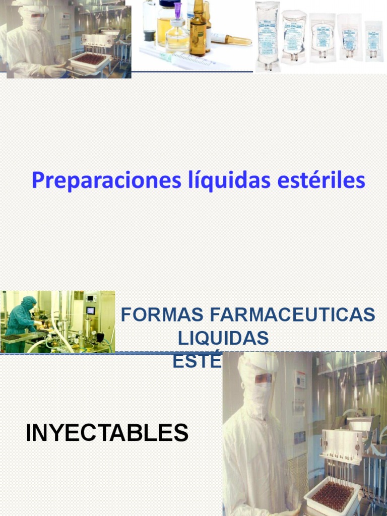 Preparaciones Liquidas Esteriles Inyectable-2 | PDF | Medicamentos con ...