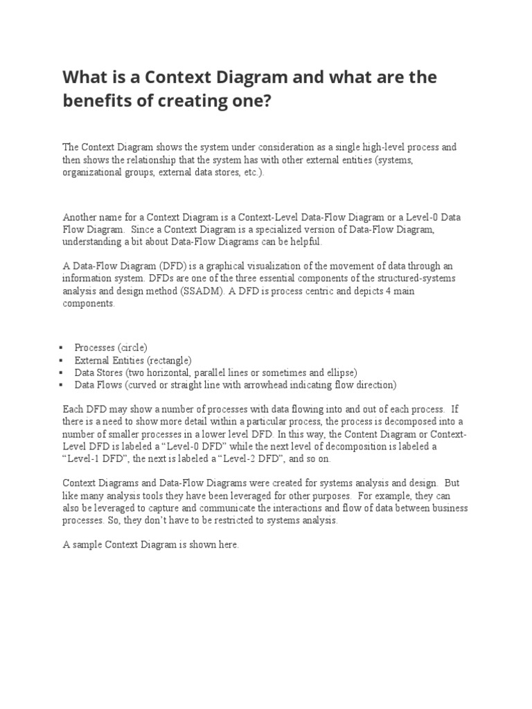 What Is A Context Diagram and What Are The Benefits of Creating One ...