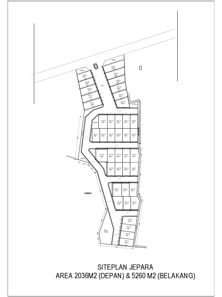 Site Plan Jepara | PDF