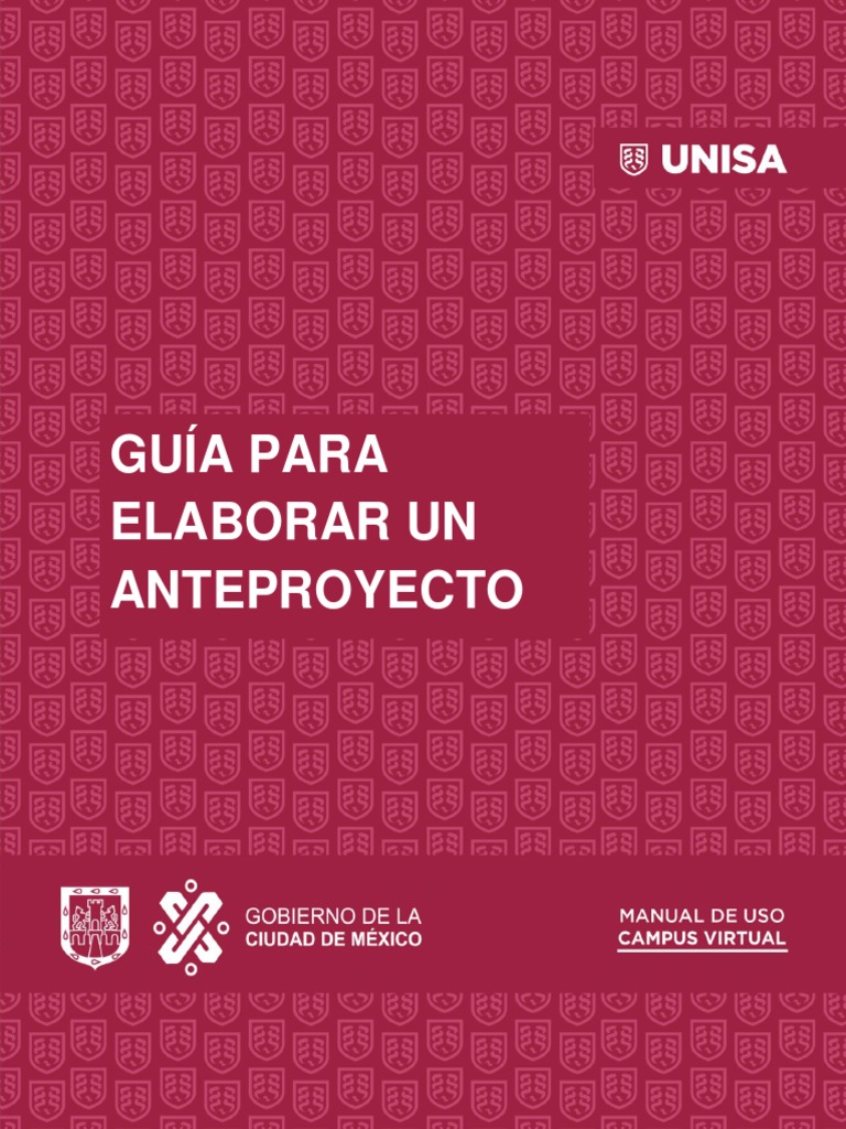 Guía para elaborar un anteproyecto | PDF | Conocimiento | Metodología