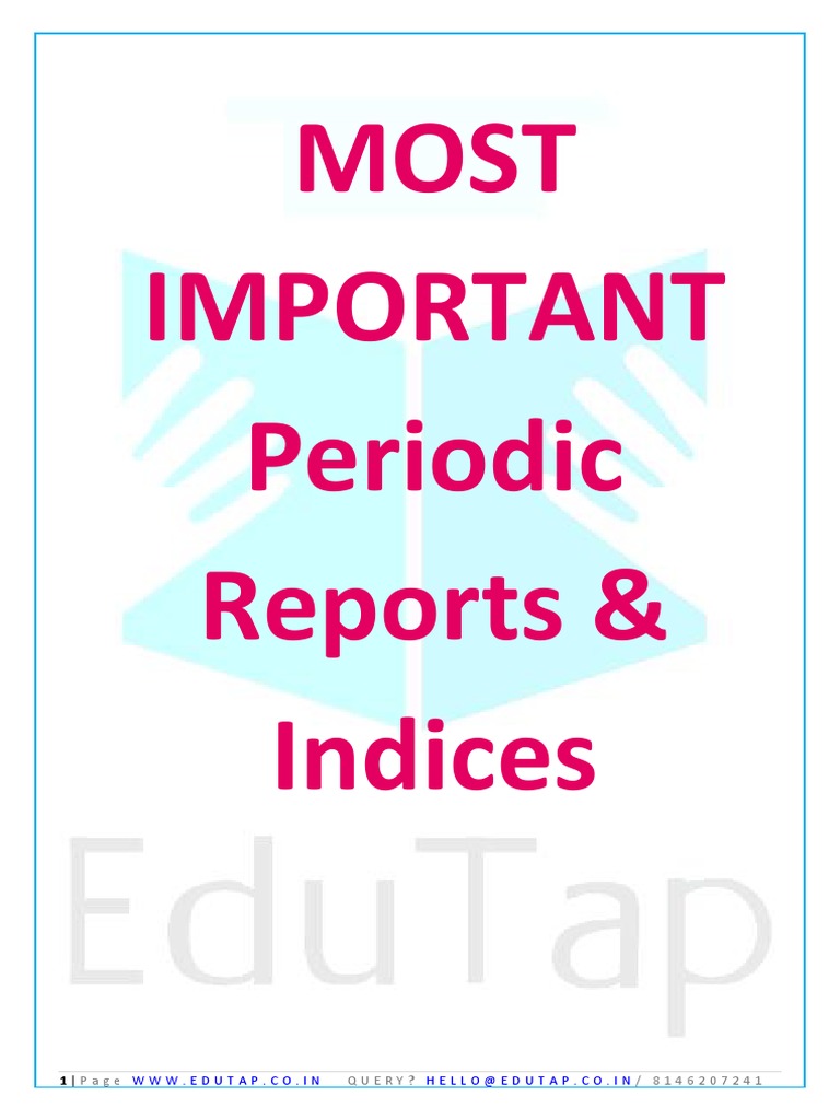 Most Important Periodic Reports Indices Lyst9824 | PDF | Deforestation ...