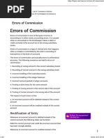 Types of Errors in Accounting - Types-Of-Errors-In-Accounting | PDF ...