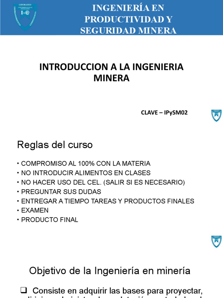 Introduccion A La Ingenieria Minera | PDF | Minería | Prospección