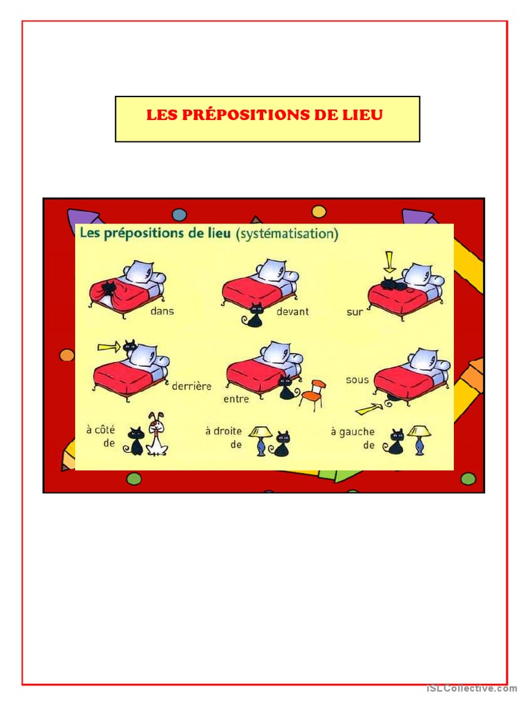 Les Prépositions de Lieu | PDF