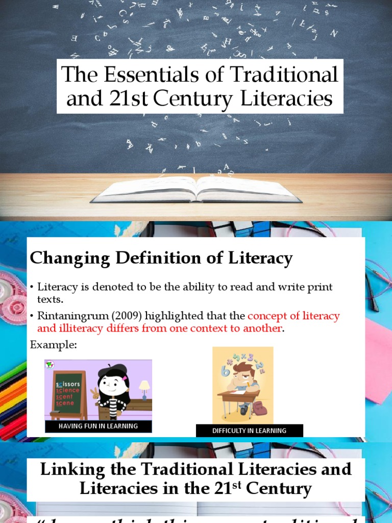 Traditional and 21st Century Literacies | PDF | Literacy | Skill