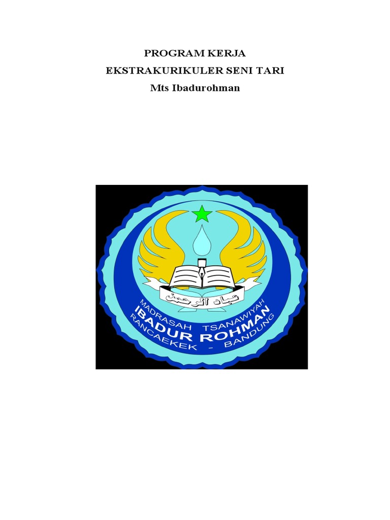 Program Kerja Ekstrakurikuler Seni Tari Mts Ibadurohman | PDF
