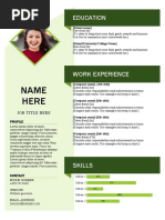 Kelley Resume Template | PDF | Educational Stages | Indiana