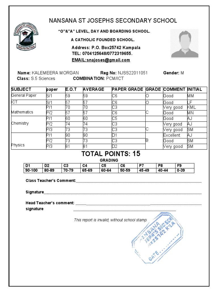 Nansana ST Josephs Secondary | PDF