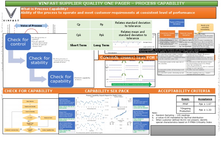 VF SQ One Pager - Process Capability | PDF