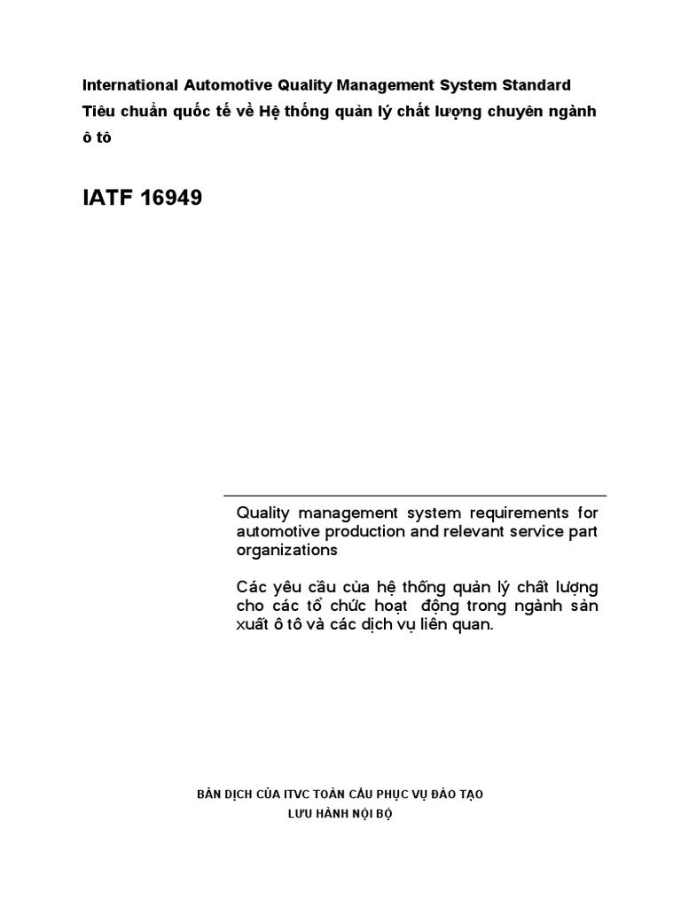 IATF 16949 standard-E-V-베트남버전-2019.2.25 | PDF