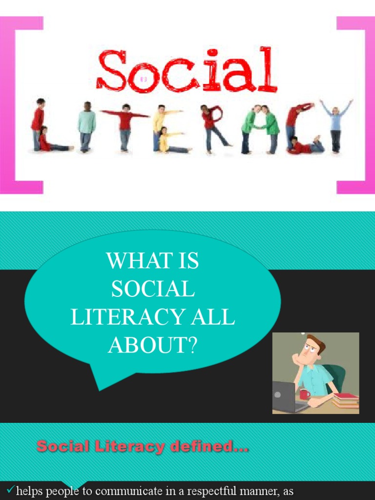 Social Literacy | PDF | Literacy | Learning