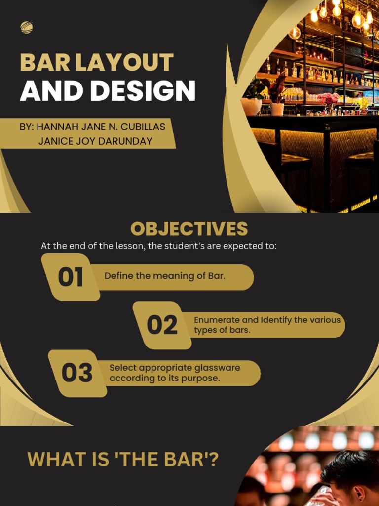 Bar Layout and Design | Download Free PDF | Bar (Establishment) | Cocktails