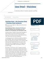 Tabel Berat Plat Stainless Steel SS 304 | PDF