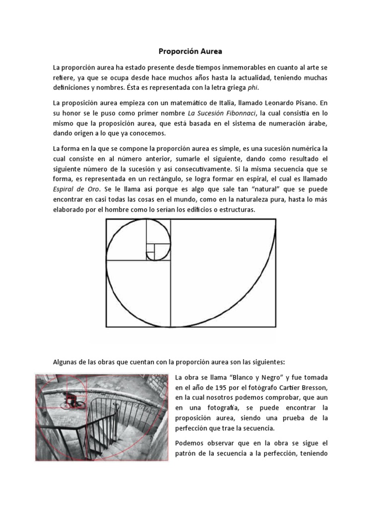 Proporción Aurea | PDF