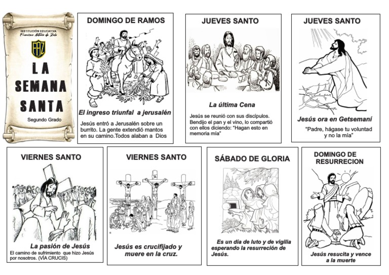 Historieta de la Semana Santa para Niños | PDF