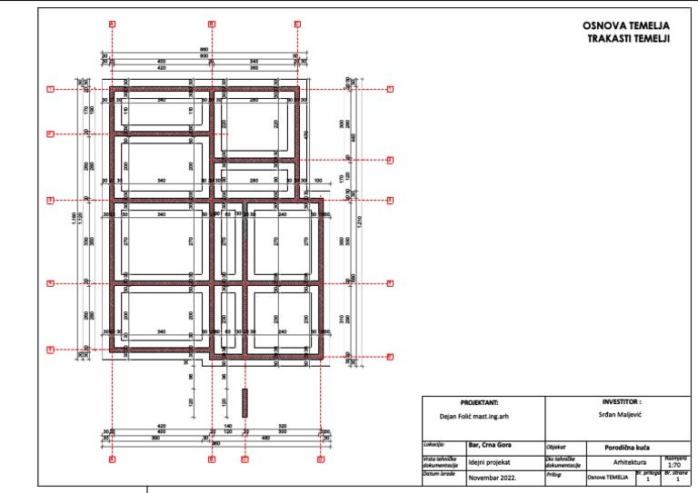 Osnova Temelja - Trakasti | PDF