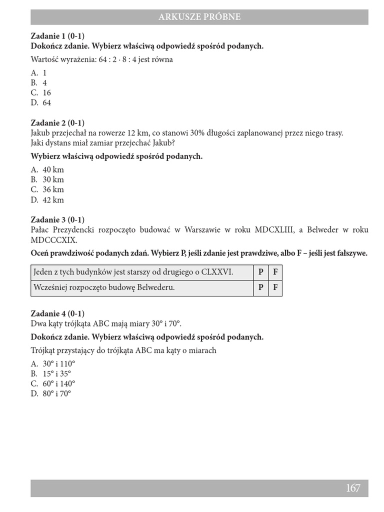 Zeszyt Operon Arkusz 1 | PDF