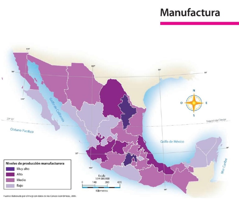 Mapa Mexico Manufactura | PDF