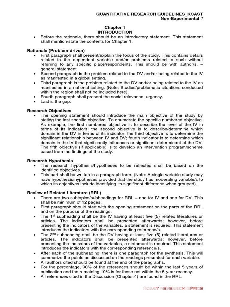 Revised QUANTITATIVE RESEARCH | Download Free PDF | Sampling (Statistics) | Mean