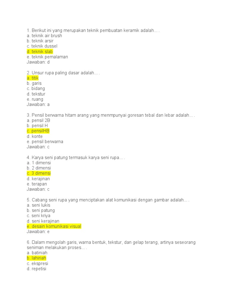 Contoh Soal SBD | PDF