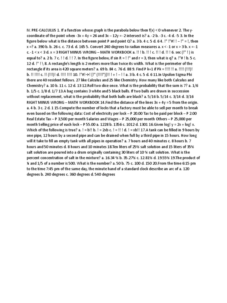Calculus Notes Pdf Mathematics